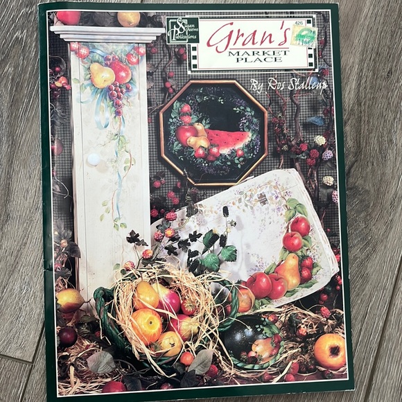 gran’s Market Place | Design | Vintage Grans Market Place Painting Book ...